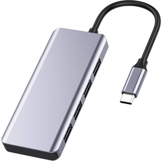 Recci RH06 Type-C to 4 USB3.0 + Micro Bağlantı Özellikli 5in1 USB ...