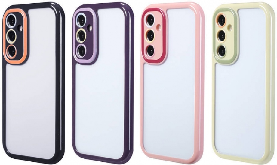 Samsung Galaxy A34 Kılıf Kamera Korumalı Renkli Kenar ve Çerçeve ...