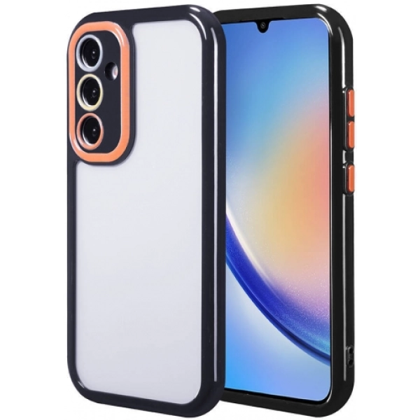 Samsung Galaxy A34 Kılıf Kamera Korumalı Renkli Kenar ve Çerçeve ...