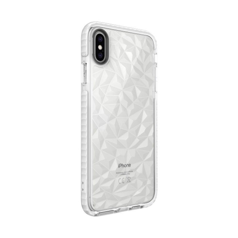 Apple iPhone Xs Max Kılıf Prizma Şeffaf Silikon Buzz Kapak - Şeffaf ...