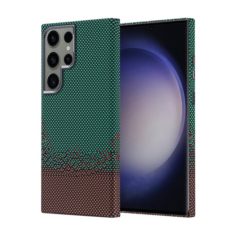 Samsung Galaxy S23 Ultra Kılıf Magsafe Şarj Özellikli Karbon Fiber Görünümlü Zore Nekst Kapak ...