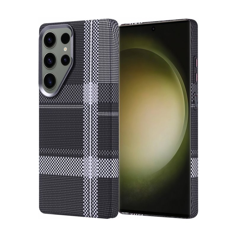 Samsung Galaxy S25 Ultra Kılıf Magsafe Şarj Özellikli Karbon Fiber Görünümlü Zore Nekst Kapak ...