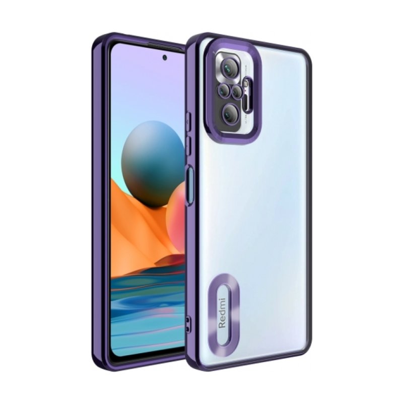 Xiaomi Redmi Note 10 Pro Kılıf Kamera Lens Korumalı Şeffaf Renkli Logo ...
