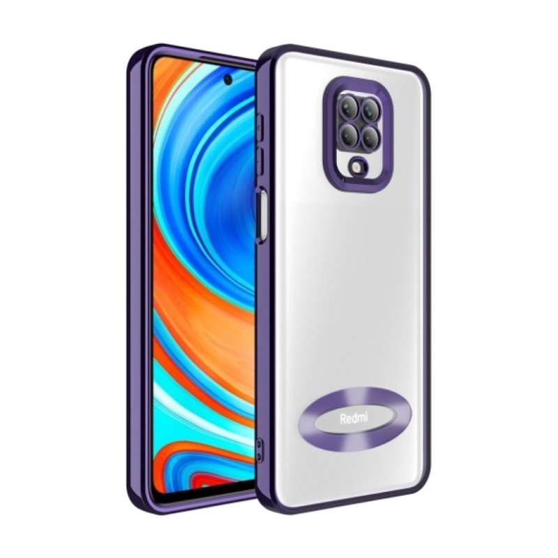 Xiaomi Redmi Note 9s Kılıf Kamera Lens Korumalı Şeffaf Renkli Logo ...